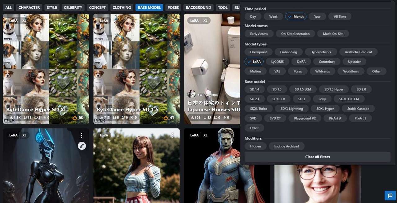 LoRA: Stable Diffusion의 작지만 강력한 이미지 생성 모델 - AllMyUniverse